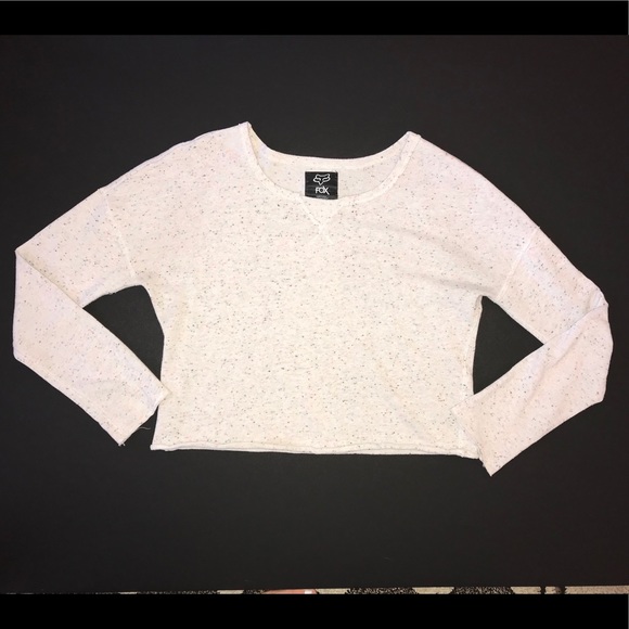 Fox | Tops | Fox Cropped Crew Neck | Poshmark